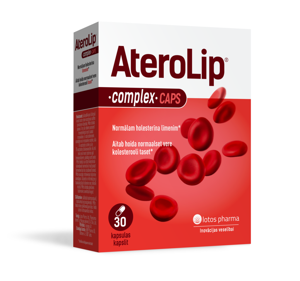 AteroLip Complex Caps | Lipidų kontrolei | Standartizuoti ekstraktai
