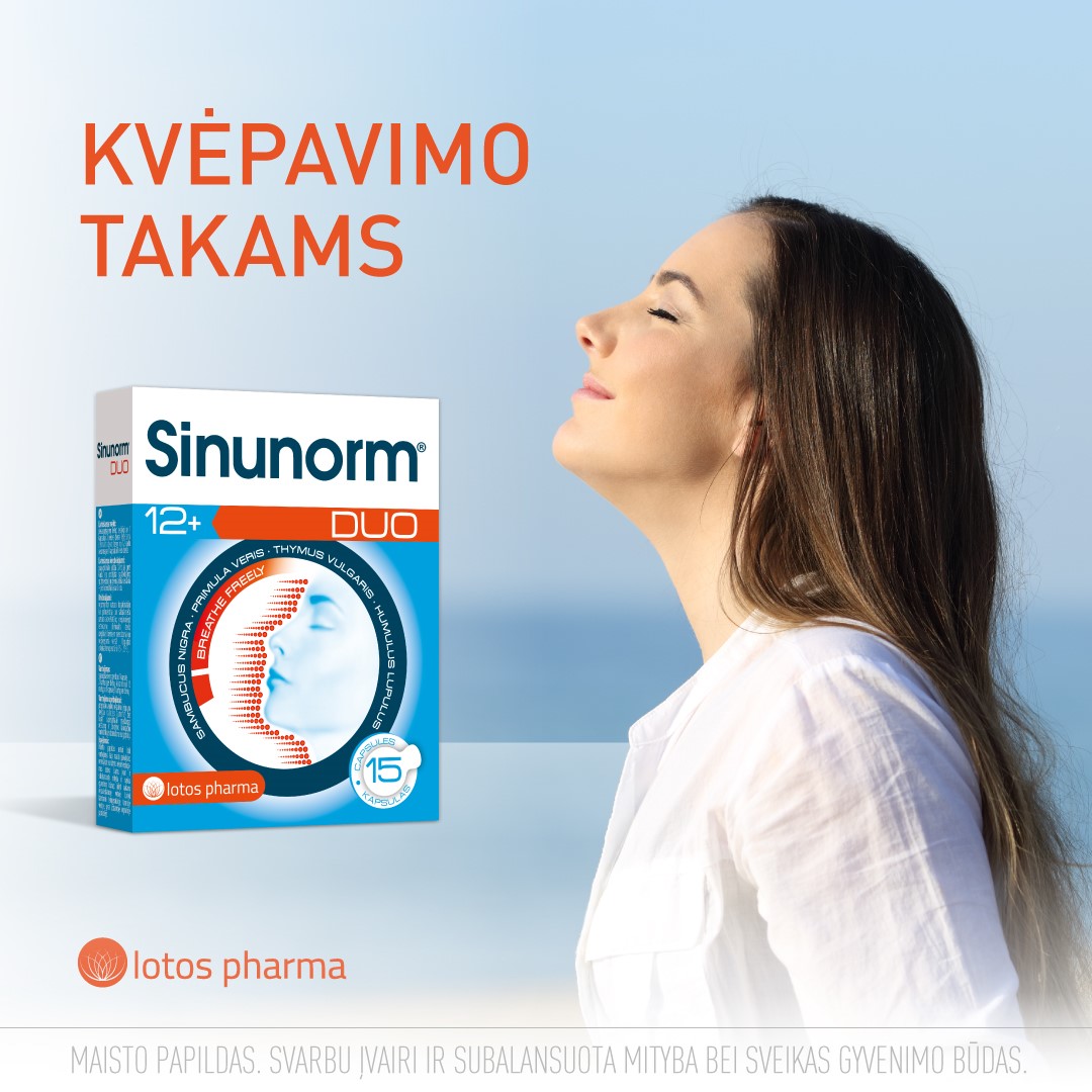Sinunorm DUO | Kvėpavimo takams | Imuninės sistemos veiklai